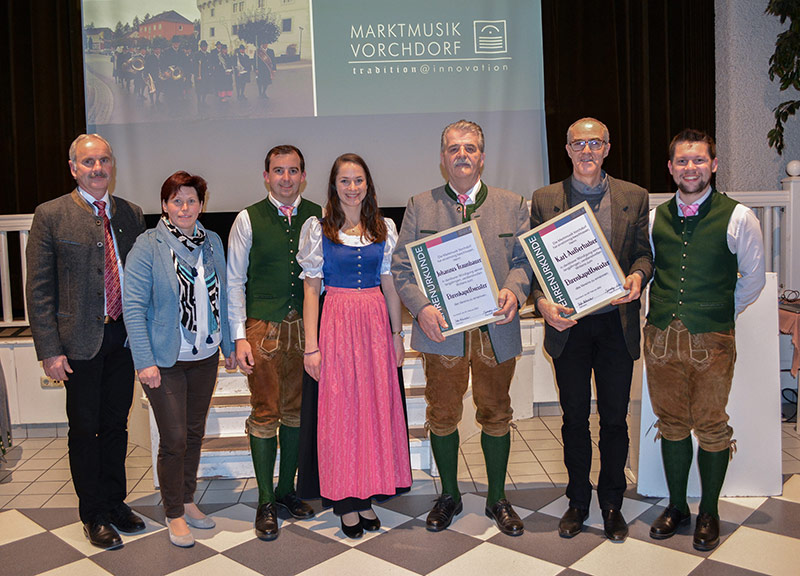 Neues Obmann-Duo und neuer Kapellmeister | Vorchdorf Online