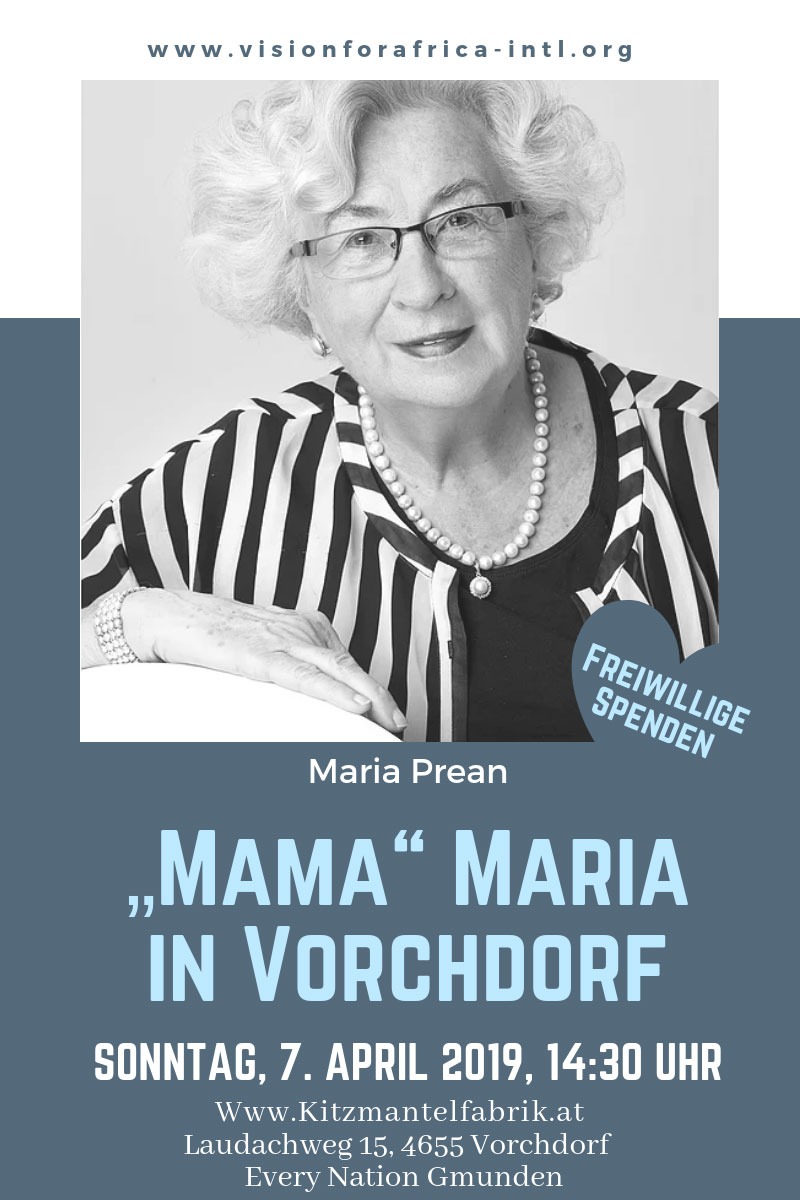 Vortrag "Mama" Maria Prean | Vorchdorf Online